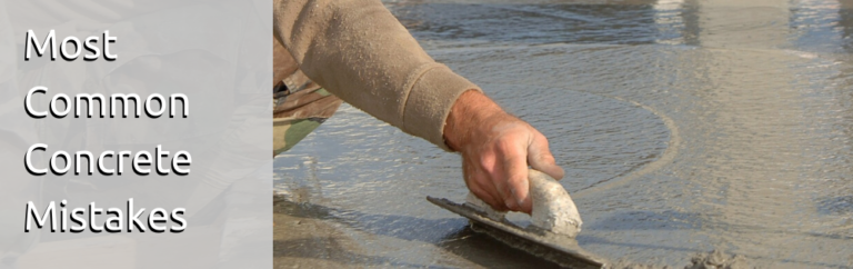 7 Most Common Concrete Mistakes | Concrete Pouring Mistakes
