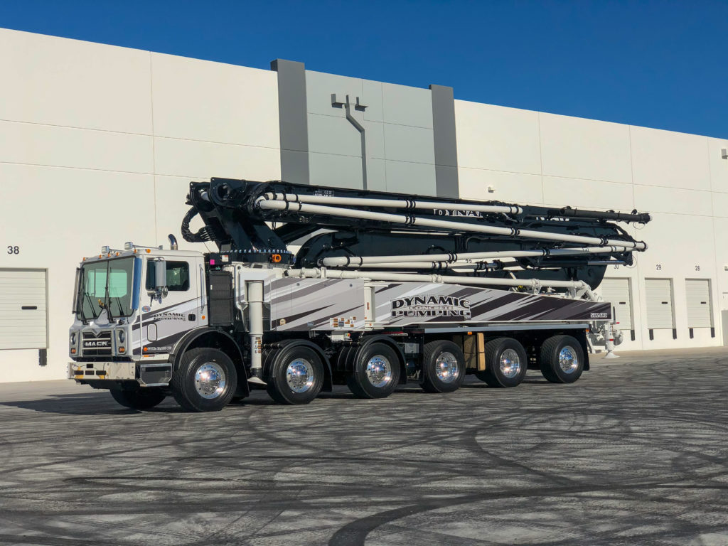 57 Meter Concrete Boom Pump | Dynamic Concrete Pumping