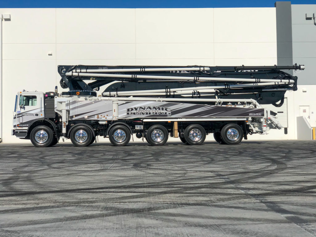 57 Meter Concrete Boom Pump | Dynamic Concrete Pumping