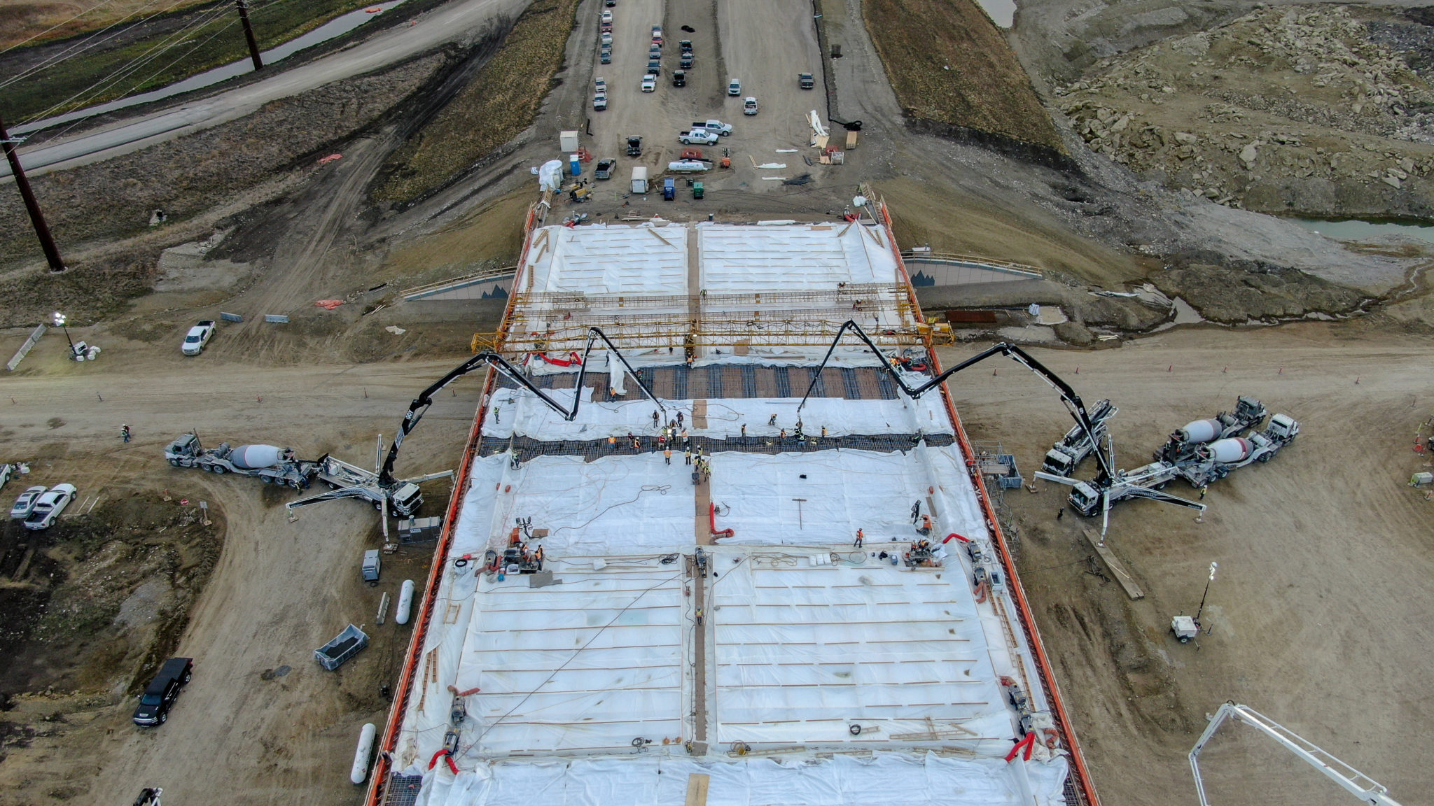 SW Calgary Ring Road Project » Dynamic Concrete Pumping
