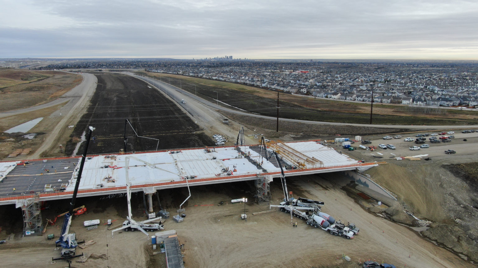 SW Calgary Ring Road Project » Dynamic Concrete Pumping