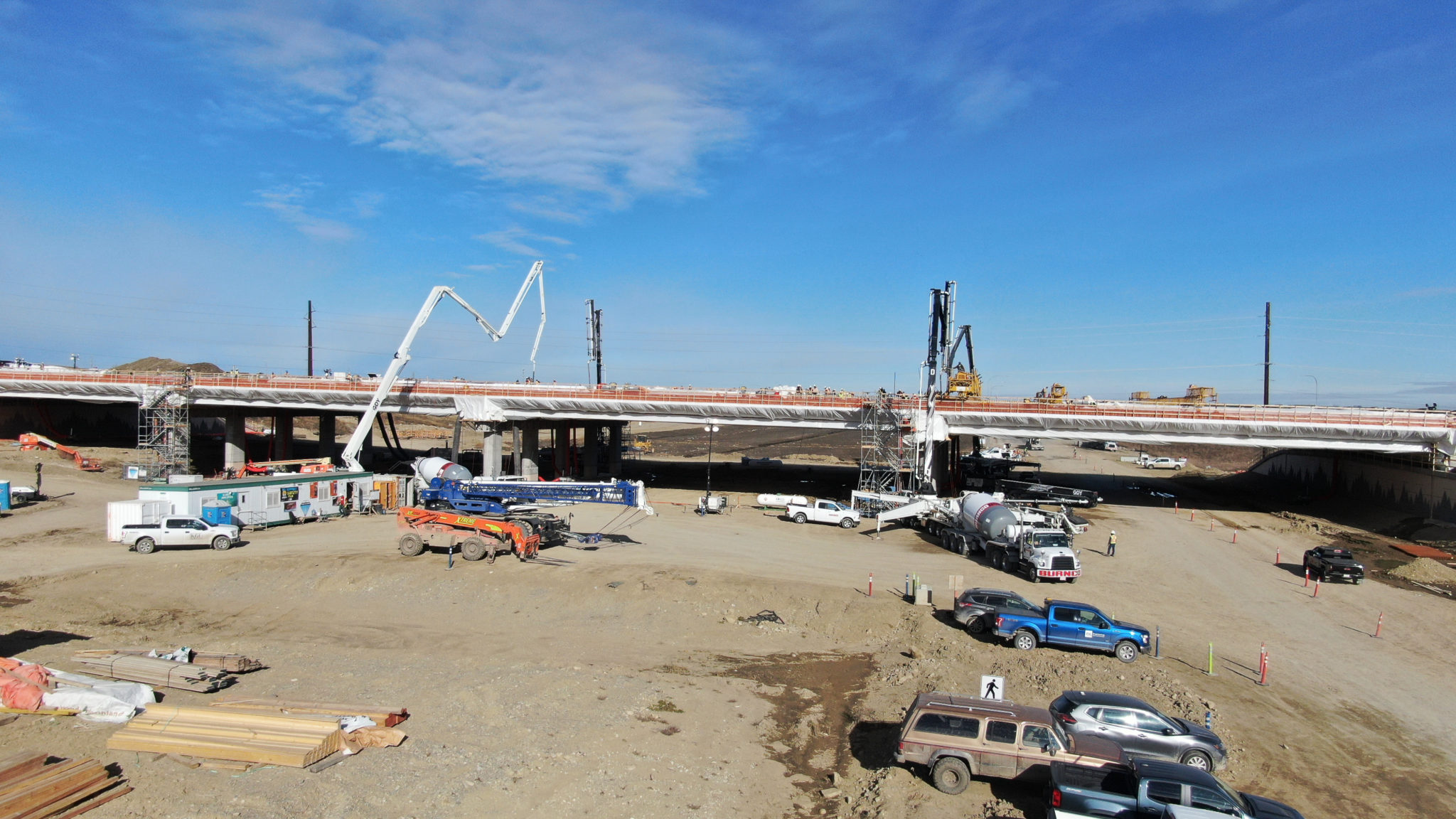 SW Calgary Ring Road Project » Dynamic Concrete Pumping