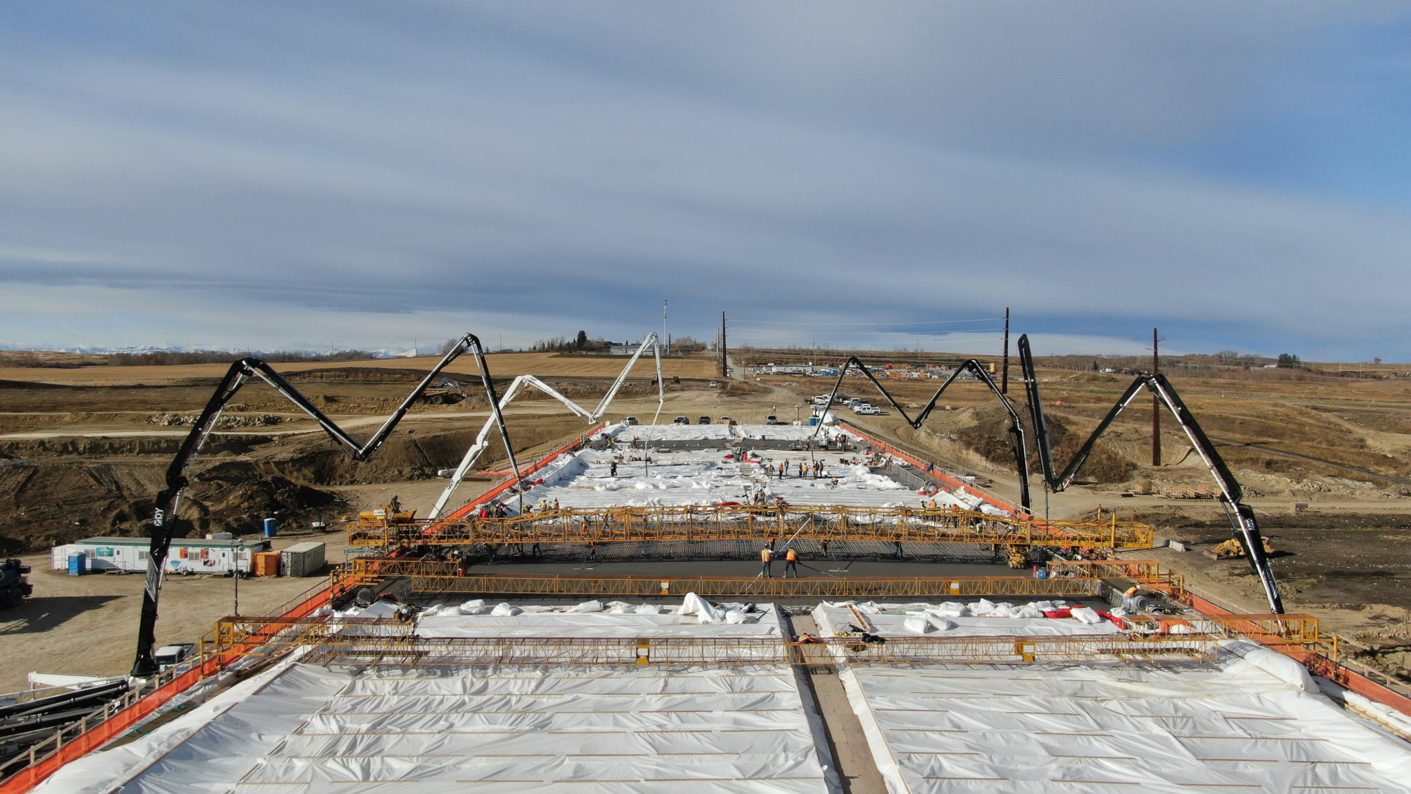 SW Calgary Ring Road Project » Dynamic Concrete Pumping