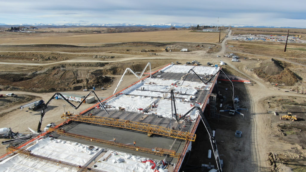 SW Calgary Ring Road Project » Dynamic Concrete Pumping