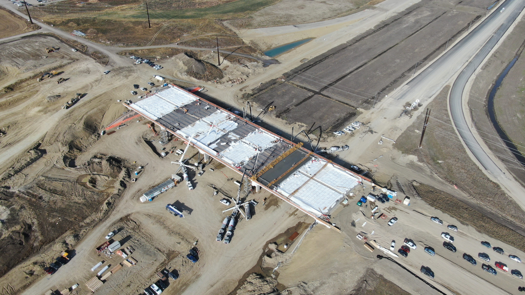 SW Calgary Ring Road Project » Dynamic Concrete Pumping