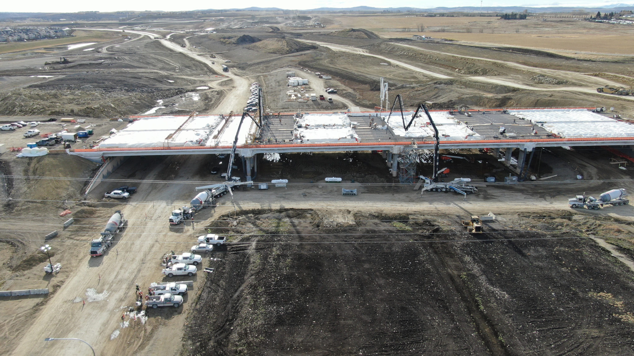 SW Calgary Ring Road Project » Dynamic Concrete Pumping