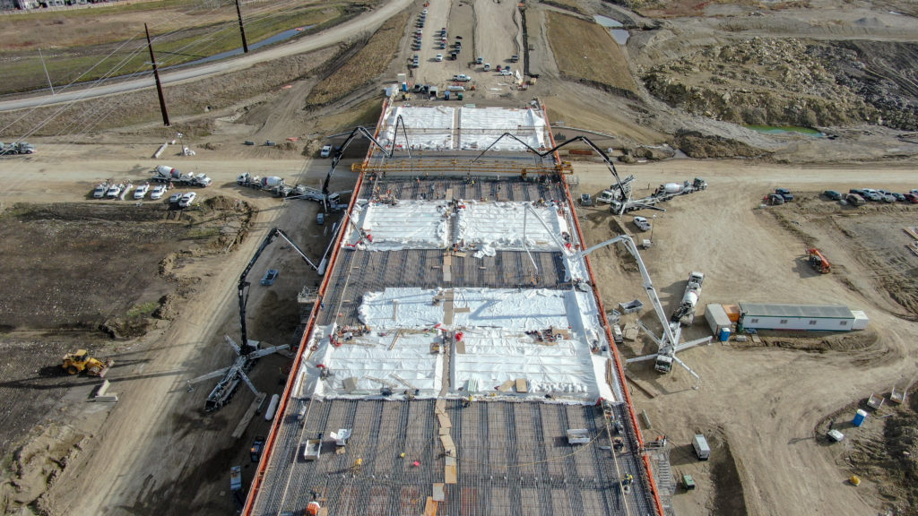 SW Calgary Ring Road Project » Dynamic Concrete Pumping