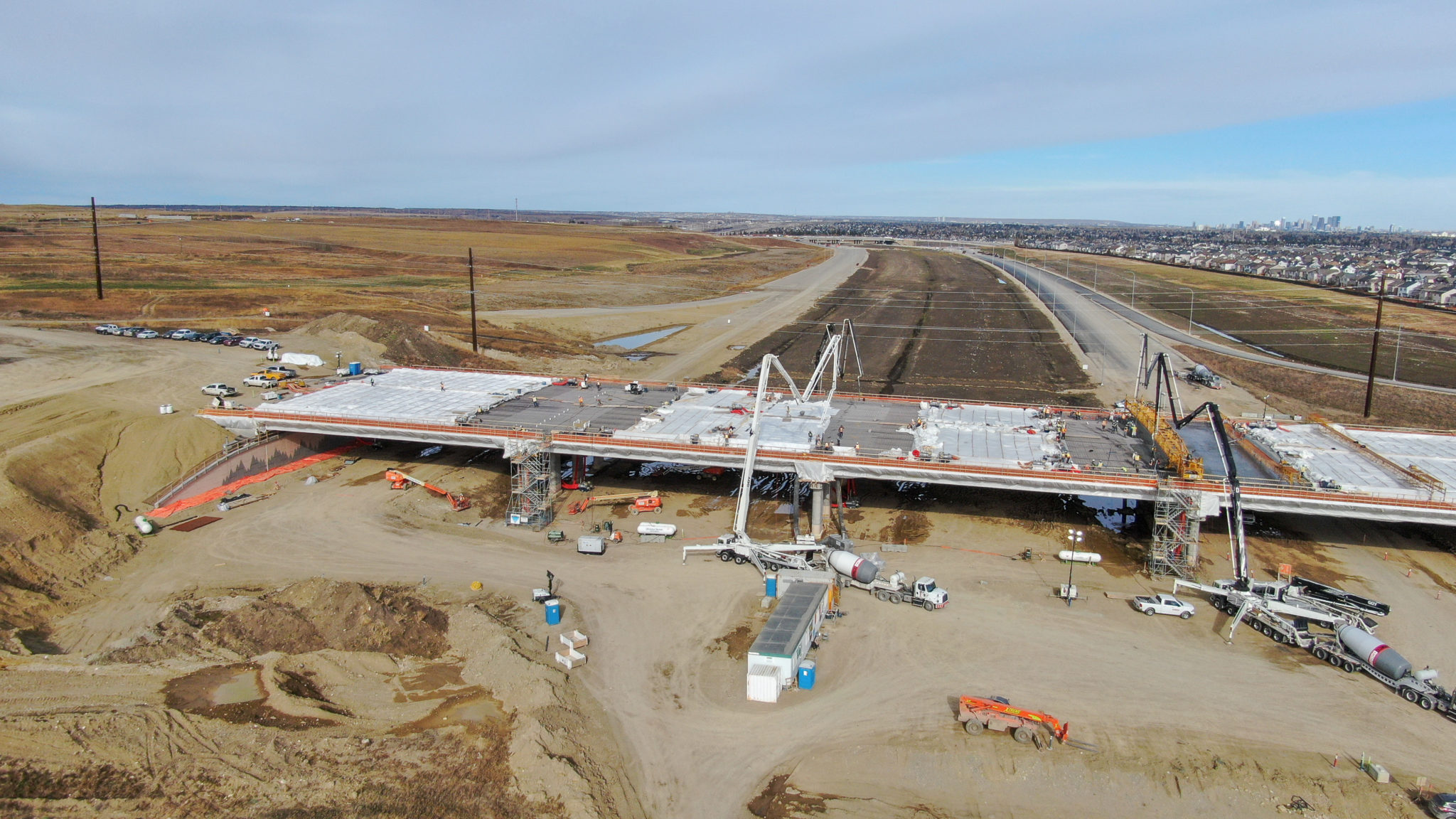 SW Calgary Ring Road Project » Dynamic Concrete Pumping